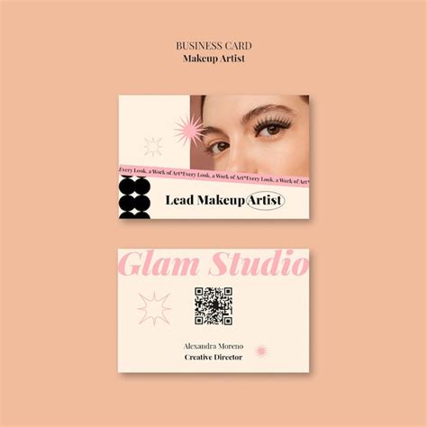 Free Psd Makeup Artist Template Design