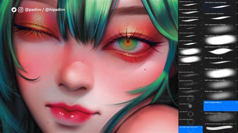 Brush In Description Make Up Lens Set Introduction Procreate