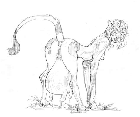 Rule 34 Anus Ass Bovine Cattle Cow Girl Crying Drawn Emma Female Hair