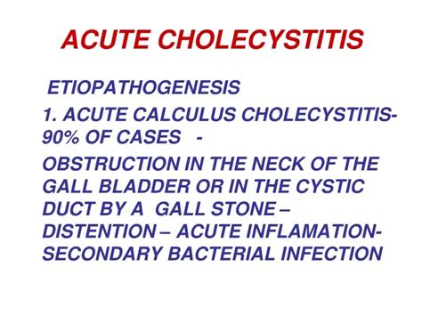 Ppt Acute Cholecystitis Powerpoint Presentation Free Download Id