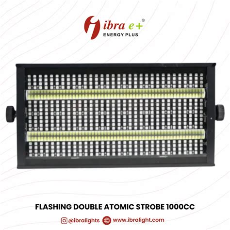 Pure White Led Double Atomic Strobe Light Dj Strobe Light Flashing