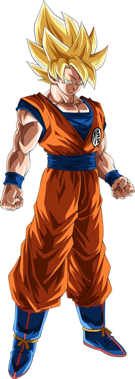 Son Goku Super Saiyan By Otakurender On Deviantart