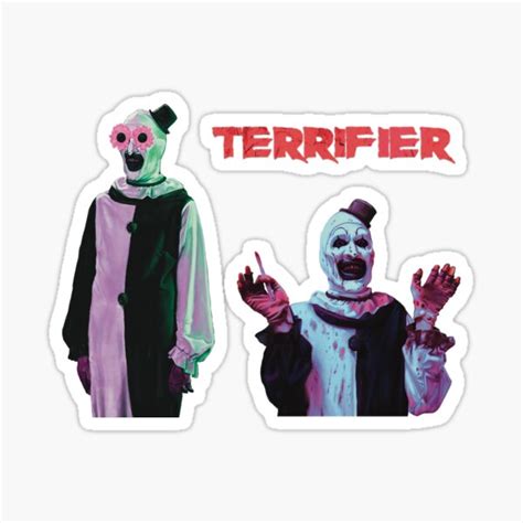 Art The Clown Terrifier Sticker Pack Sticker For Sale By Akennah1