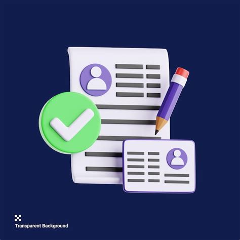 Premium Psd 3d Illustration Of Account Verified Authentication