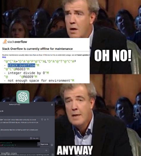 stackoverflowmaintenance r programmerhumor