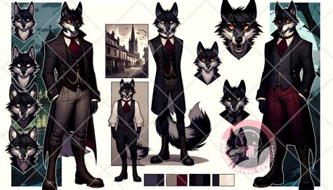 Wolf Fursona Adopt 05 Open By Apothecarygloom On Deviantart