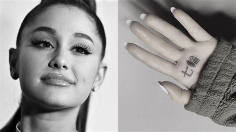 Ariana Grandes 7 Rings Tatt Means Something Very Different In Japanese