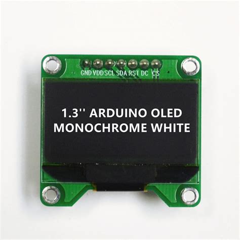 Inch Arduino OLED Display X Monochrome White Orient Display