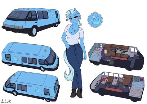 Trixie With Her Van Concept By Apocheck13 On Newgrounds