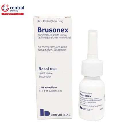 Thuốc Xịt Mũi Brusonex Điều Trị Hiệu Quả Tình Trạng Viêm Mũi Dị ứng