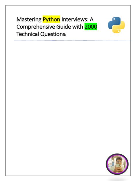 Python Technical Interviews Questions Pdf Control Flow Computers