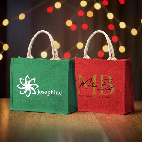 Custom Logo Jute Bag Personalized Tote Bag Custom Text Jute Tote Bag
