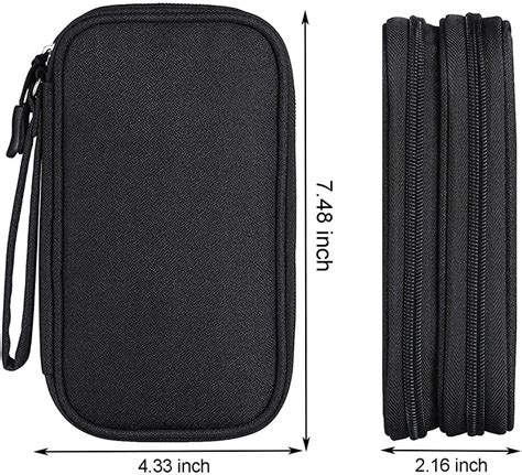 전자 악세사리 정리 가방 휴대용 테크 기어 폰 수납 여행용 케이스 충전기 Usb 케이블 Sd 메모리 카드 이어폰 플래시 하드