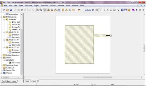 A1 Iterasi Rancangan Antena Mikrostrip Patch Segiempat Konvensional