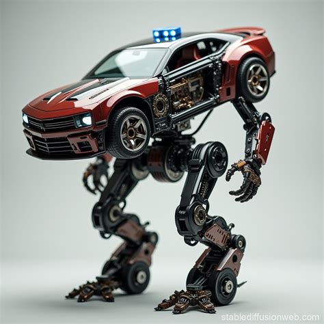 Car to Robot Transformation | Stable Diffusion Online