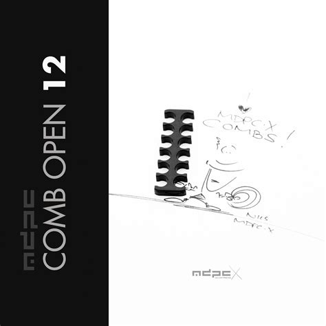 Cable Combs Black Open 12 Mdpc X