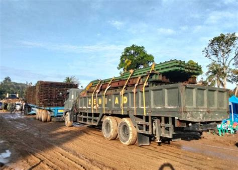 Tni Kerahkan Yon Zipur I Dd Pasang Jembatan Bailey Penghubung Tapsel Tapteng