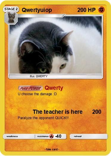 Pokémon Qwertyuiop 33 33 Qwerty My Pokemon Card