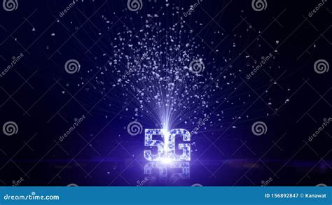 5g Connectivity Digital Data Futuristic Information Of Things Iot Big