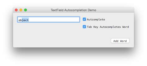 Textfield With Autocomplete Xojo Blog