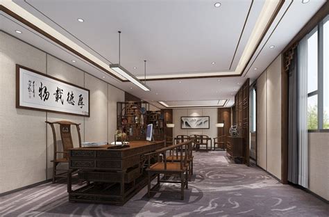 董事长院长校长办公室设计案例效果图 效果图交流区 建e室内设计网