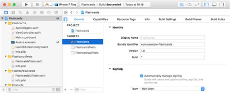 Xcode Build Prozess Und Signieren Von Apps