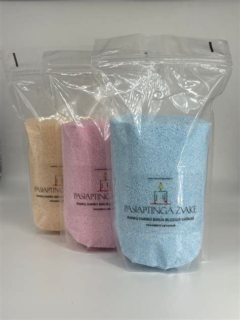 3 Dalių Biraus Vaško žvakių Kūrimo Rinkinys 900gr40dagČiŲ Dovana