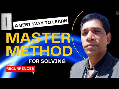 Understanding The Master Method For Solving Recurrences Galaxy Ai