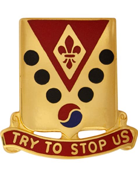 142nd Field Artillery Unit Crest Military Depot