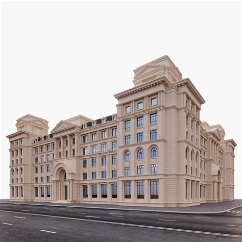 Classical Building 3d Model Turbosquid 1286372