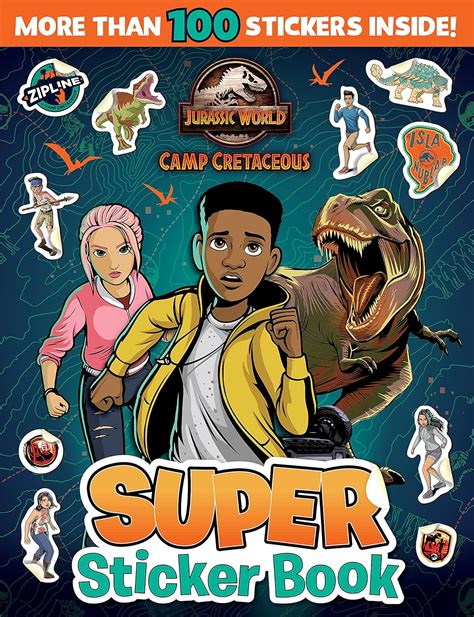 Jurassic World Camp Cretaceous Super Sticker Book Universal Amazon