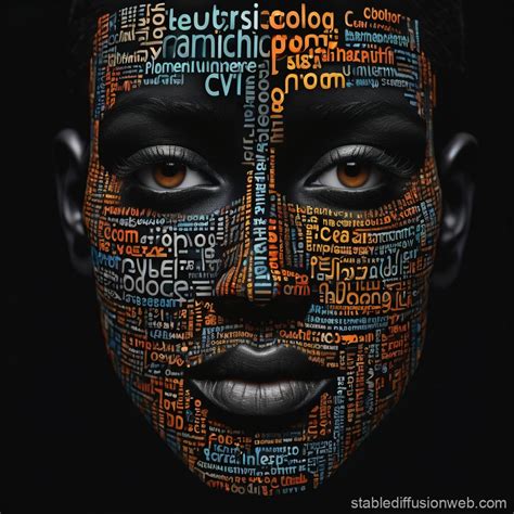 Phonetic Symbol On Black Background Stable Diffusion Online