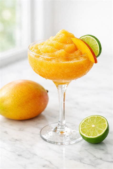 Mango Daiquiri Recipe Frozen Tropical Cocktail In 5 Minutes