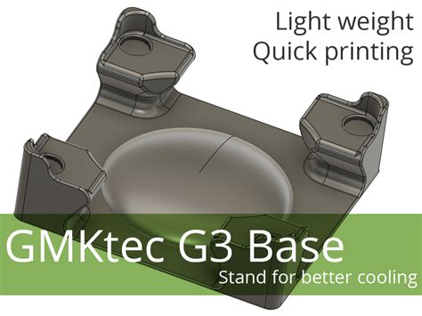 Soporte Refrigerante Gmktec G3 Para Una Mejor Refrigeración Por Patryk Makerworld