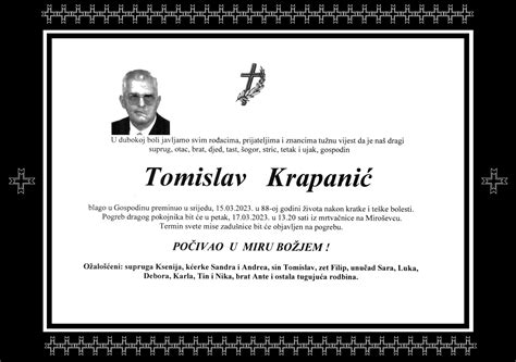 Župa Sv Jurja Umro Tomislav Krapanić Župne Aktivnosti