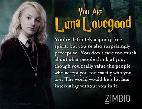 Harry Potter Luna Lovegood Quotes Quotesgram