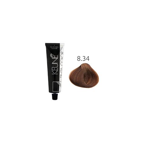 Coloração Permanente Keune Color 834 Louro Claro Dourado Cobre 60ml