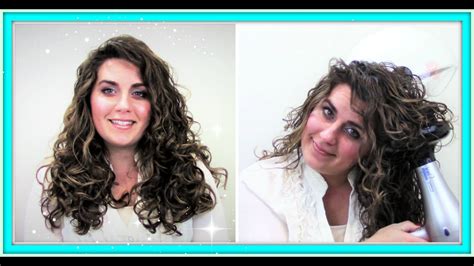 How to Diffuse and Clip Curly/Wavy Hair | Pixie Curl Diffusing - YouTube