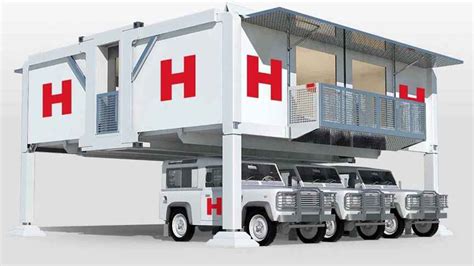 Cómo son las increíbles casas plegables que se trasladan en camión y se arman apretando un botón