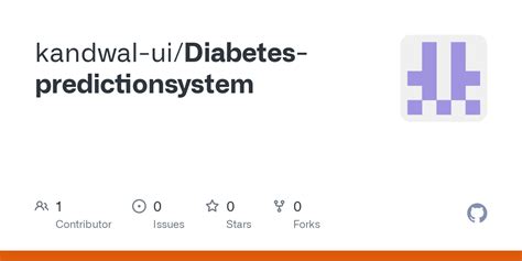 Github Kandwal Uidiabetes Predictionsystem