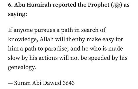 7 Hadith About Knowledge R Muslim