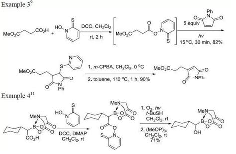 Barton自由基脱羧反应chemsynlett英国