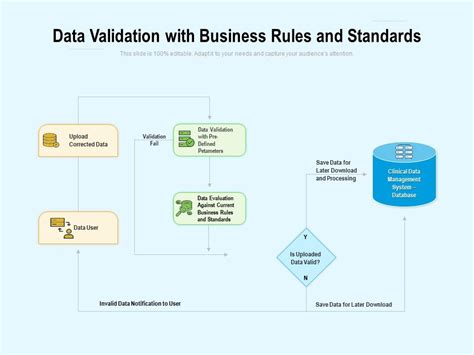 data validation with business rules and standards ppt powerpoint