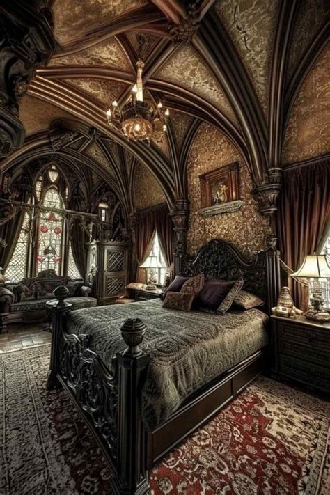 32 Attic Bedrooms Drenched In Gothic Romance Concept Interiors
