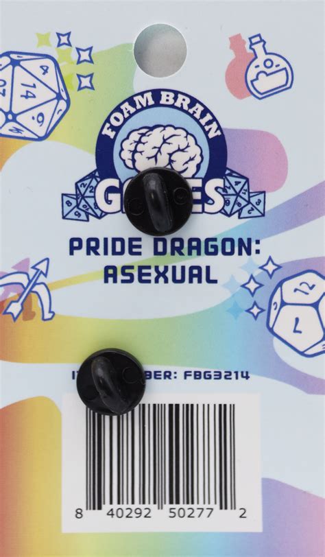 Pride Dragon Asexual Foam Brain Games