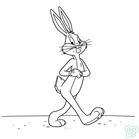 30 Bugs Bunny Coloring Pages Free Printable Pdf