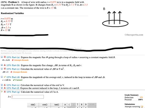 Solved Problem A Loop Of Wire With Radius R Chegg