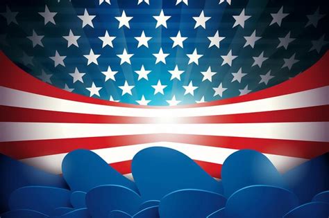 Vector Usa Election Background Design Premium Ai Generated Image