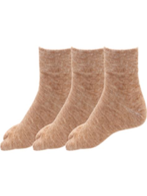 Buy Rc Royal Class Women Pack Of 3 Solid Ankle Length Woolen Socks