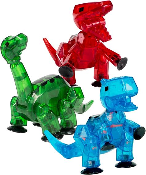 Buy Zing Stikbot Mega Dino 3 Pack Complete Set Of 3 Stikbot Mega Dinos